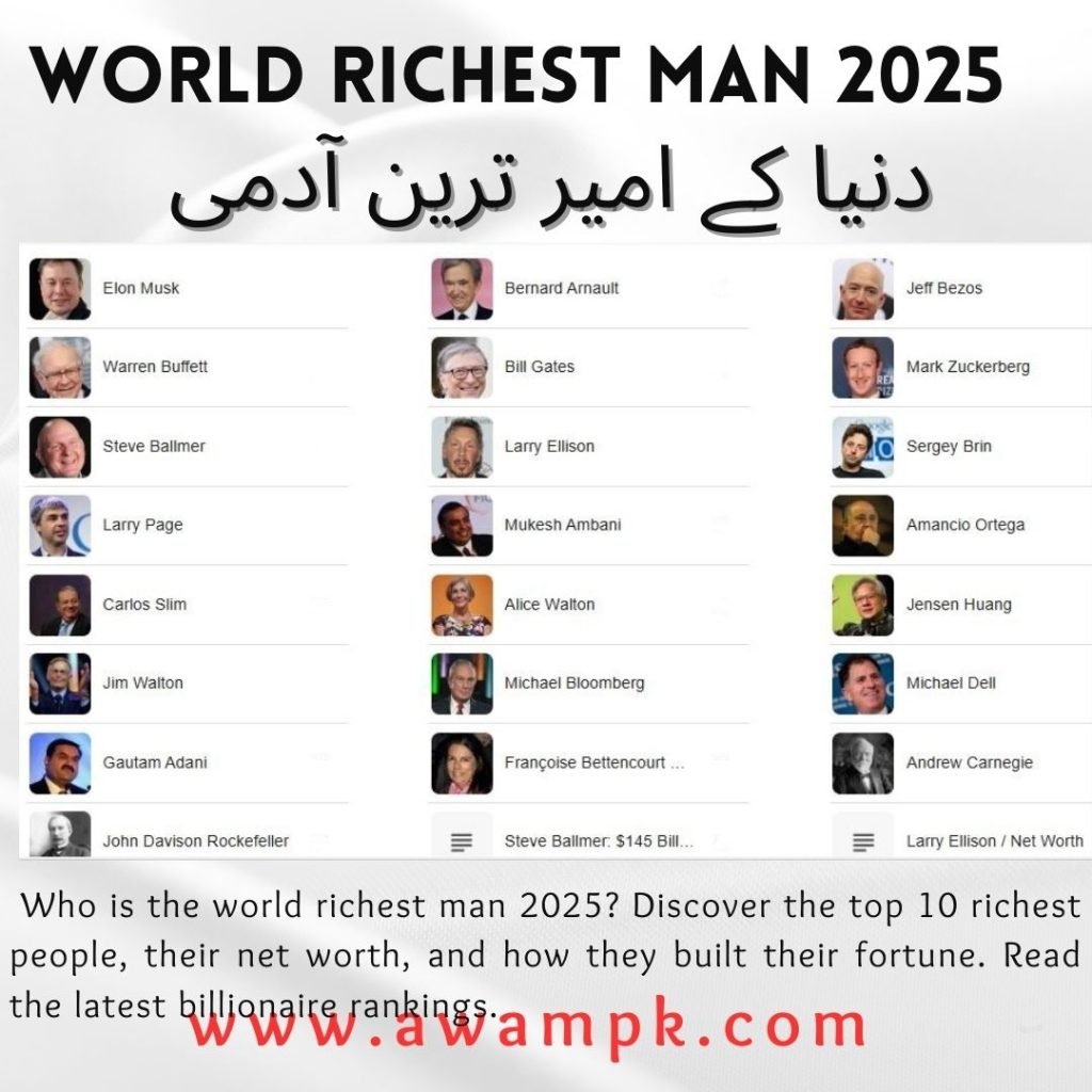 The Richest Person in the World in 2025 – Forbes Billionaires List